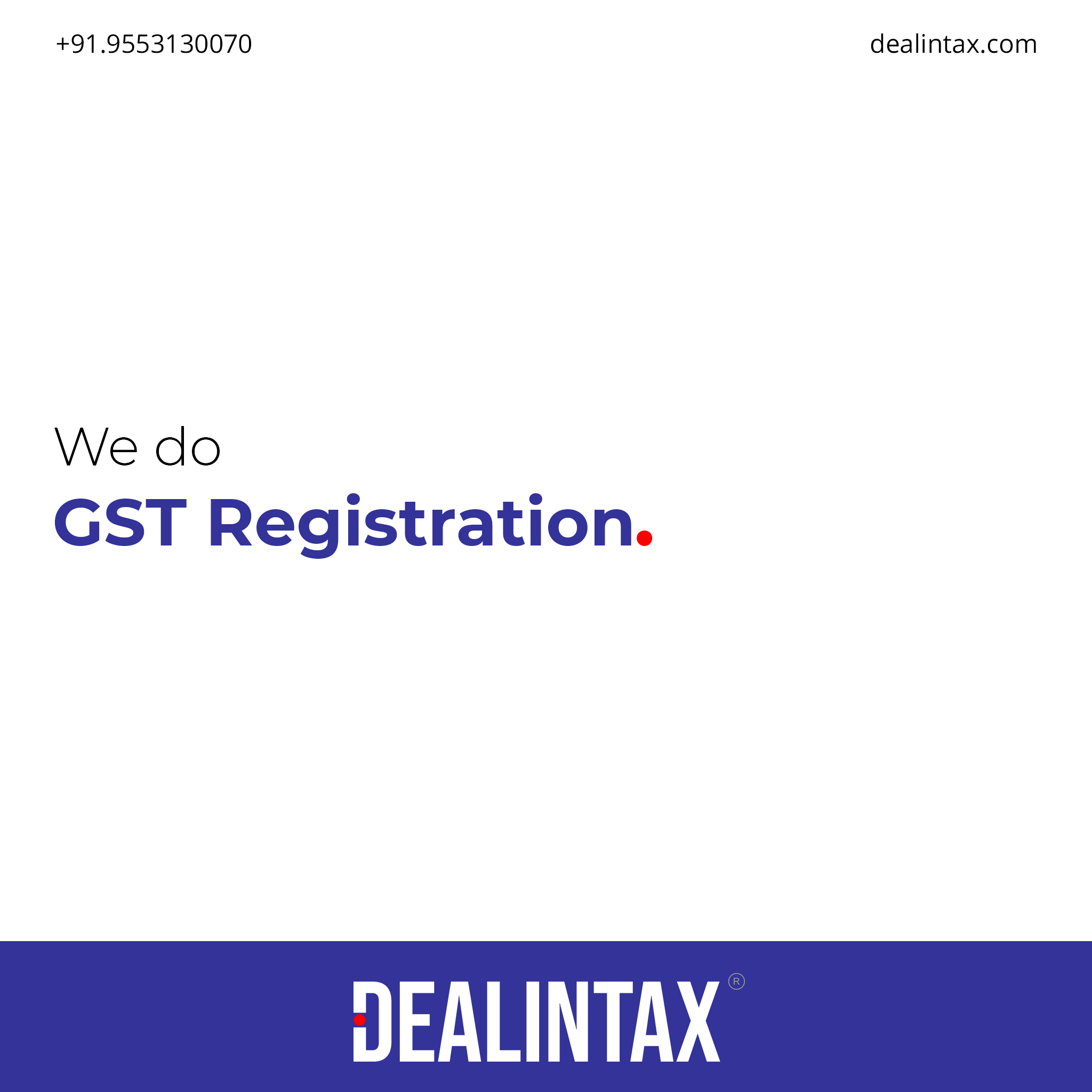 Checklist for GST Registration - Dealintax
